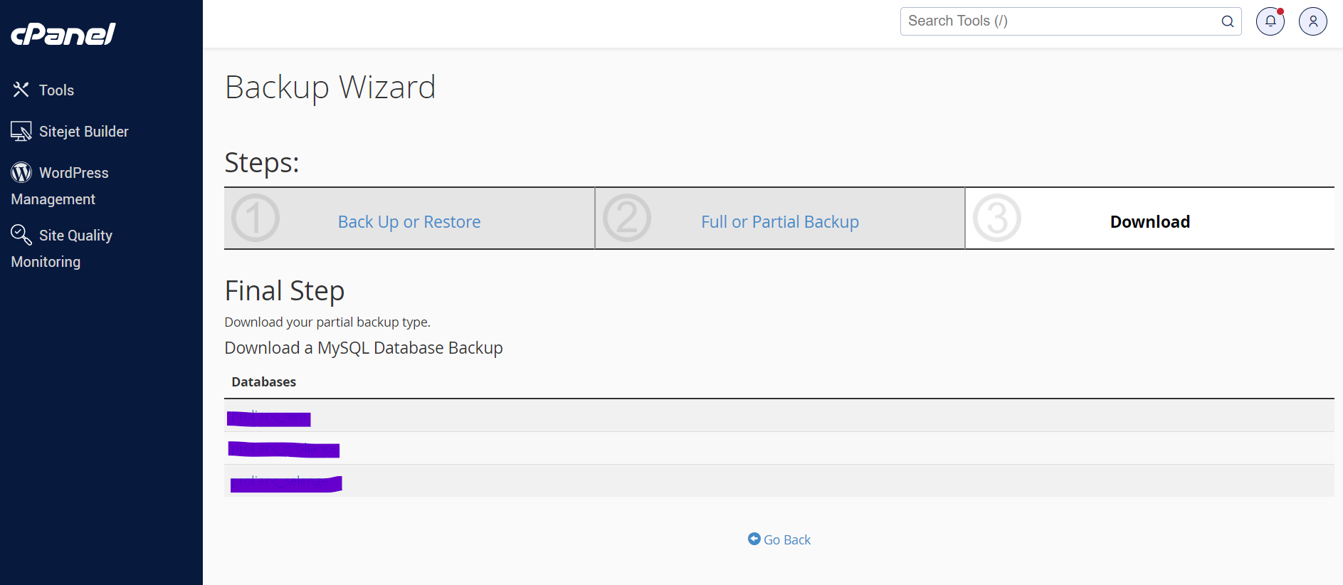 Cpanel дээр өөрийн backup авах - Мэдлэгийн сан - Mobinet LLC